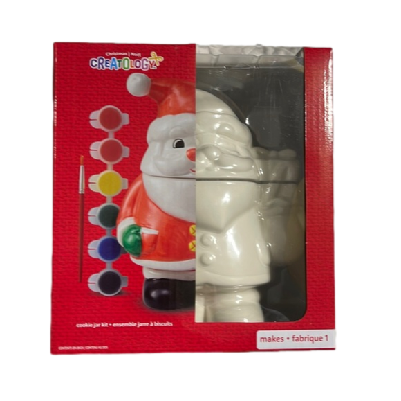 Creatology | Toys | New Creatology Santa Ceramic Cookie Jar Diy | Poshmark